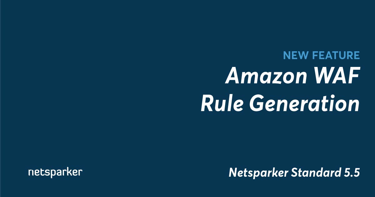 Amazon WAF Rule Generation | Invicti
