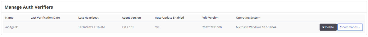 Installing Authentication Verifier Agents | Invicti