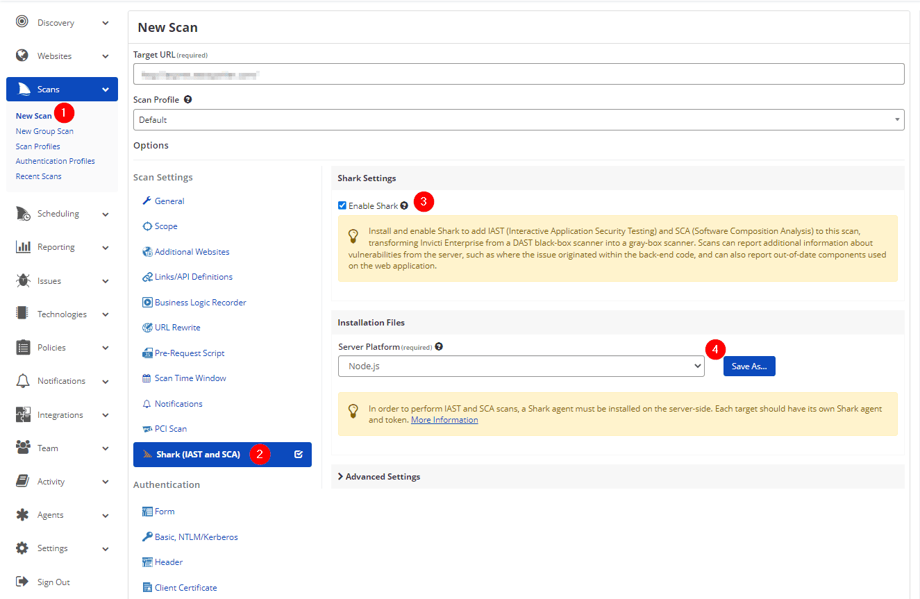 Deploying Invicti Shark (IAST) for Node.js - Docker | Invicti
