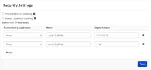 Security Settings | Invicti