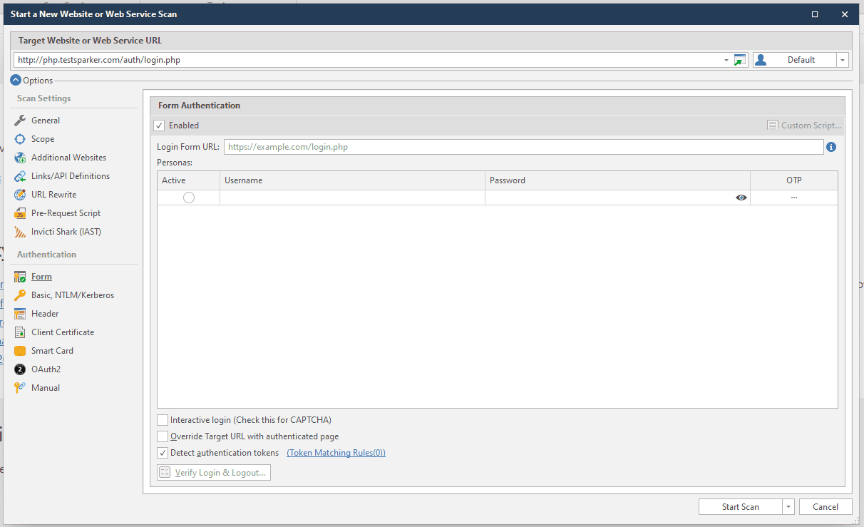 Interactive Logins in Invicti Standard | Invicti