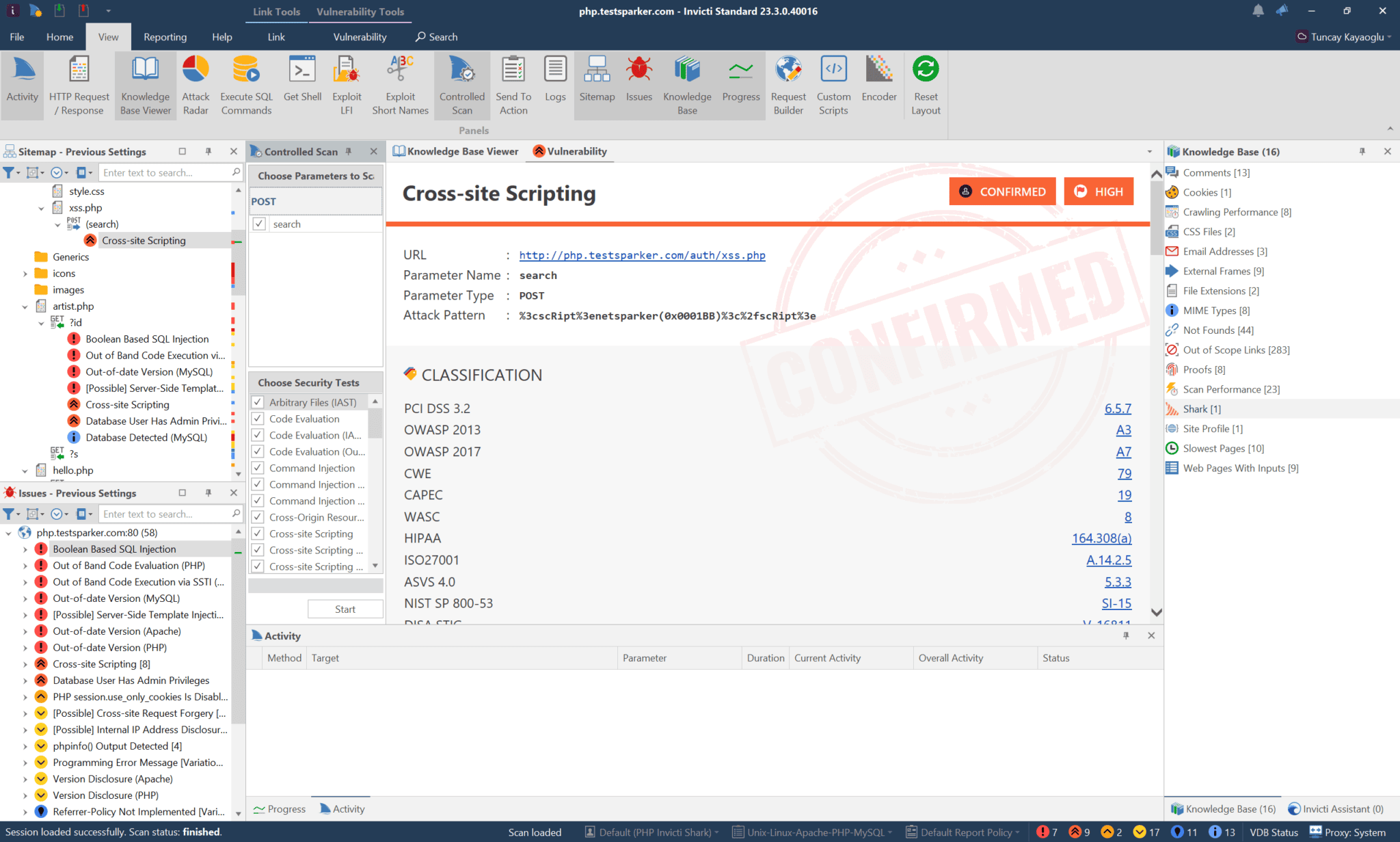 Creating a New Scan | Invicti