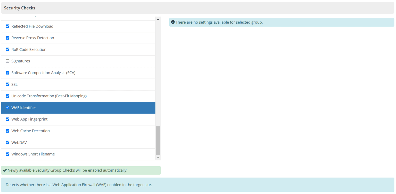 WAF Identifier | Invicti