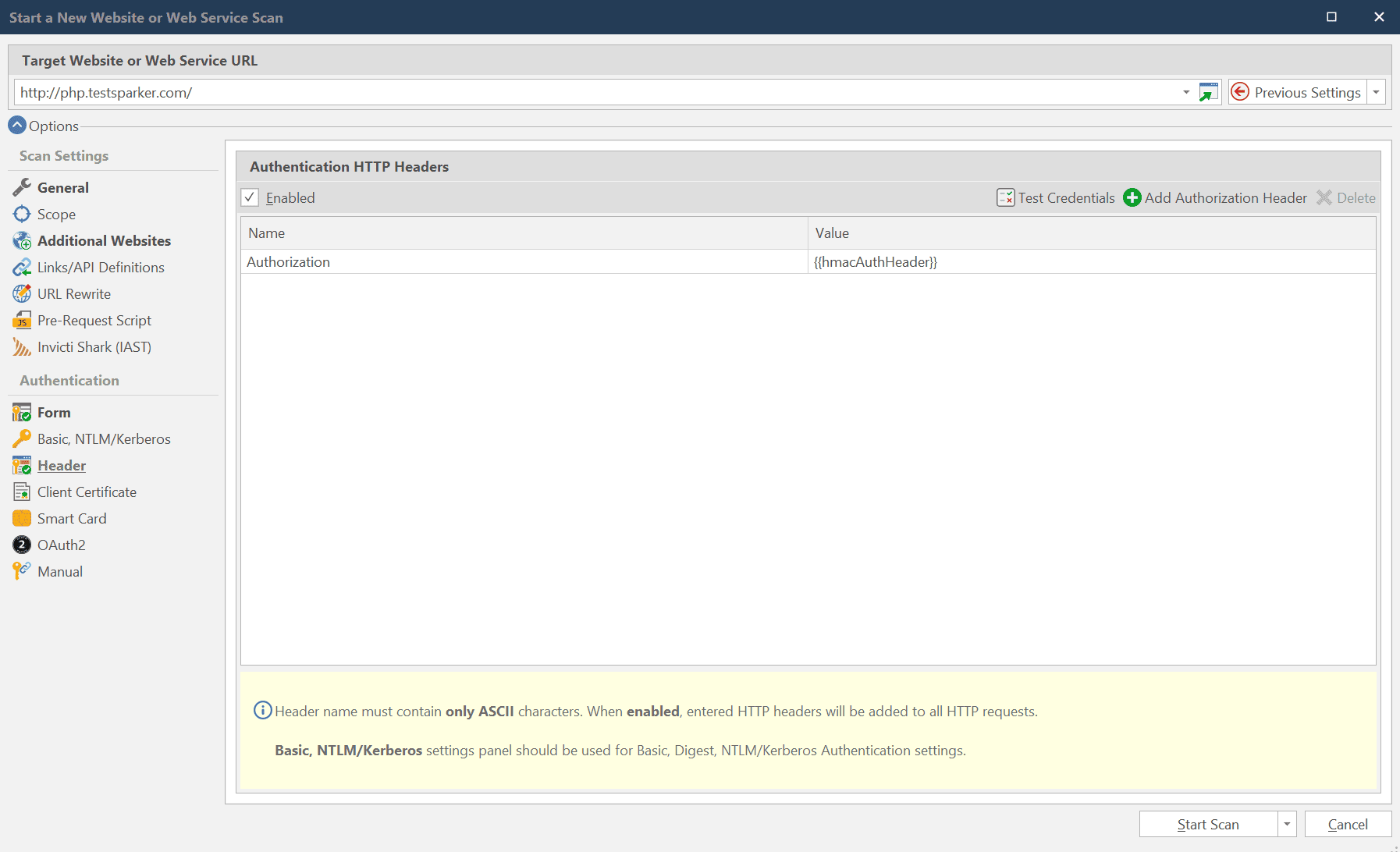 HMAC Authentication via Scripting in Invicti Standard | Invicti