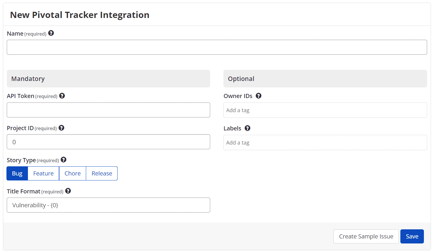 Integrating Invicti Enterprise with Pivotal Tracker | Invicti