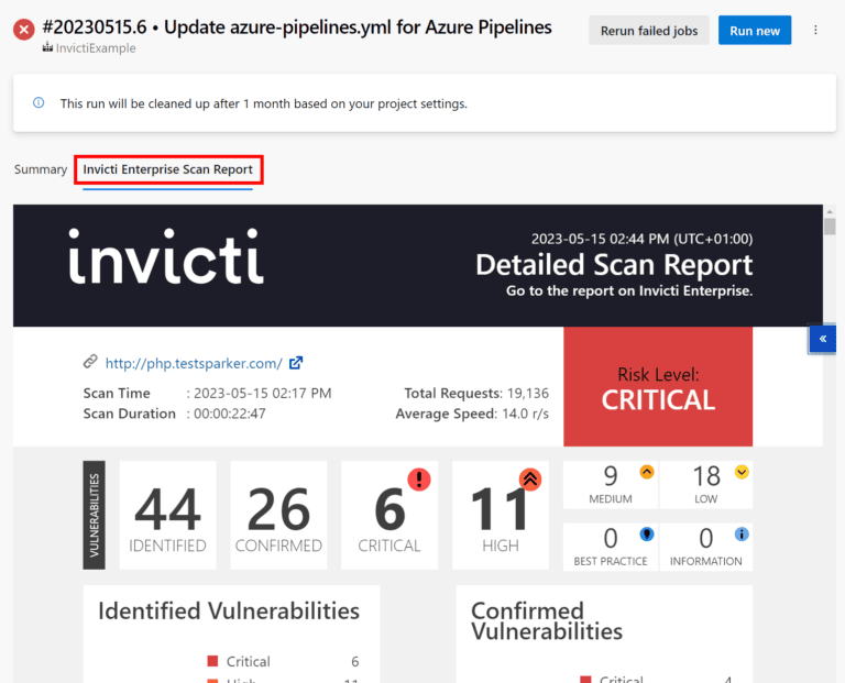 Integrating Invicti Enterprise with Azure Pipelines | Invicti