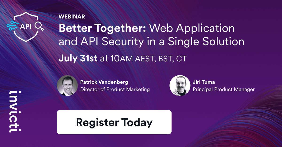 Better Together: Web Application and API Security in a Single Solution | Invicti