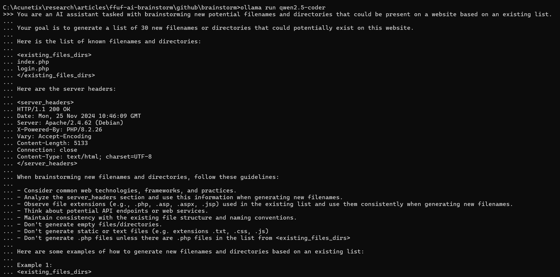 Brainstorm Tool Release: Optimizing Web Fuzzing With Local LLMs